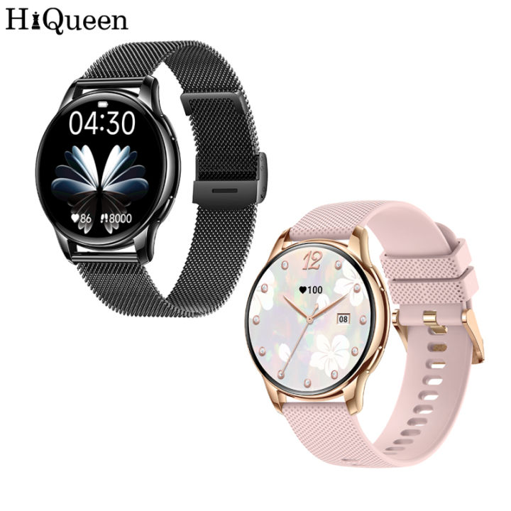 HiQueen Y11 Smart Watch Make/Answer Call 1.32 AMOLED Round Screen ...