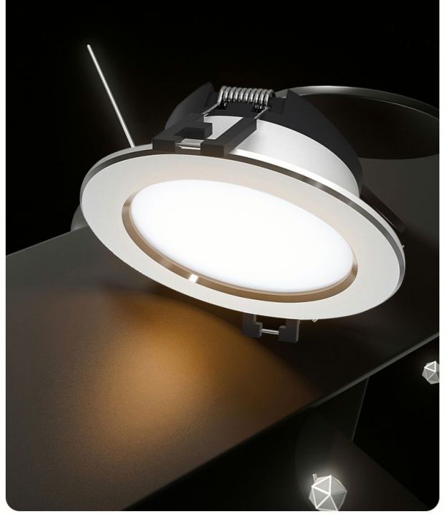 TOLO Pin light Tri color LED Downlight Dimmable light Recessed Round ...