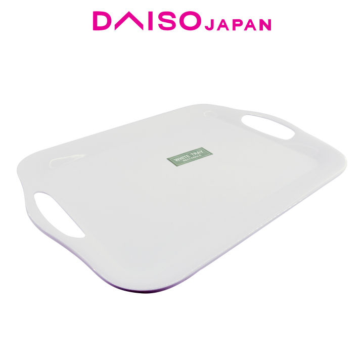 Daiso Melamine Coat White Serving Tray | Lazada PH