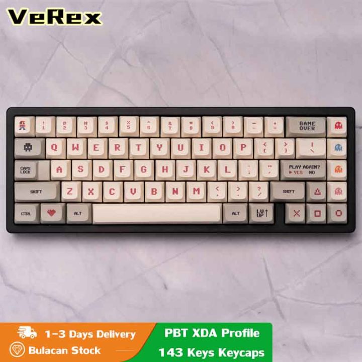 Verex 116 Keys Mario XDA Profile PBT Keycaps Cute Key Caps Set Custom ...
