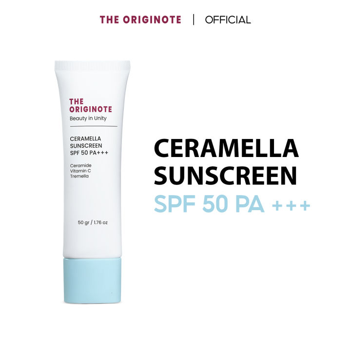 The Originote Ceramella Sunscreen SPF 50 PA+++ ป้องกันแสงแดดและรังสี ...