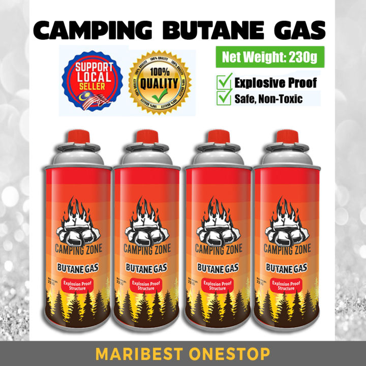 BUTANE GAS CARTRIDGE PORTABLE BUTANE GAS STOVE OUTDOOR CAMPING 230G ...