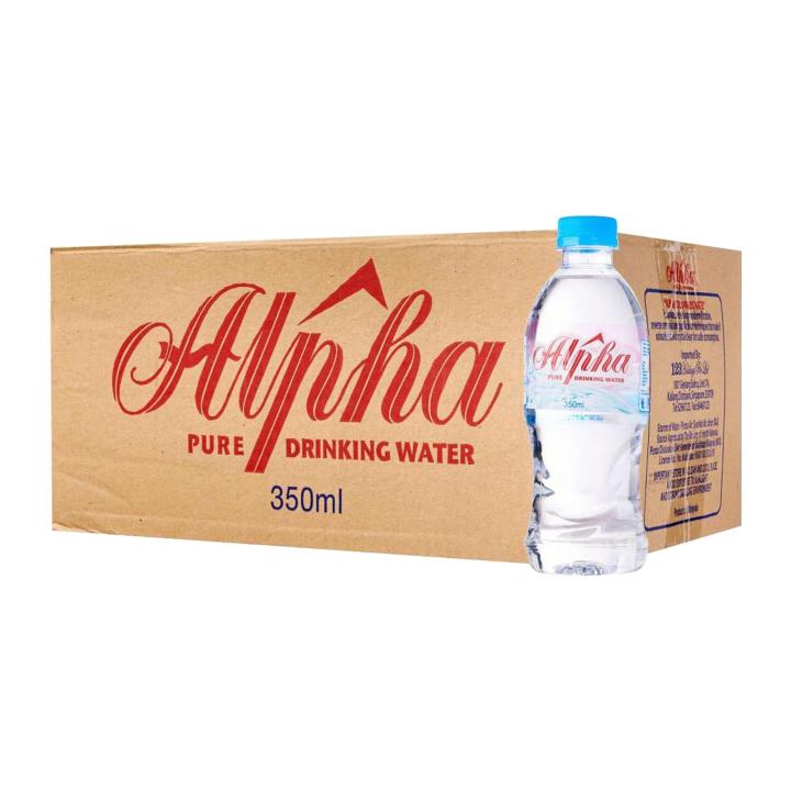 Alpha Pure Drinking Water 350ML - Case | Lazada Singapore