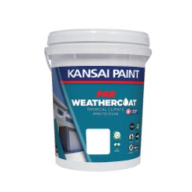 5L Kansai Paint PAR Weathercoat White (Superior Quality) | Lazada