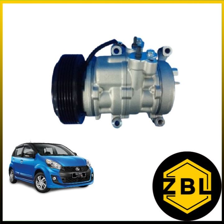 PERODUA MYVI 1.5 LAGI BEST 10SA 13C 6PK 12V (NEW) COMPRESSOR PM-2335.N ...