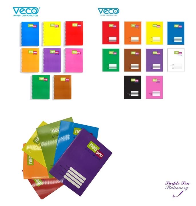 VECO NOTEBOOK SPIRAL COMPOSITION WRITING NOTEBOOK | Lazada PH