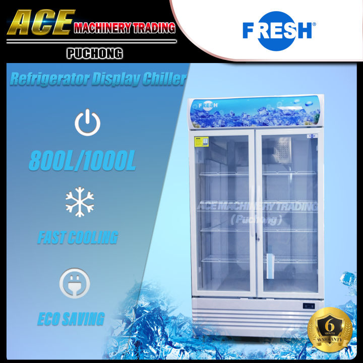 FRESH Refrigerator Display Chiller 2-Door [ DC-P800WE-HA- 800Liter ...