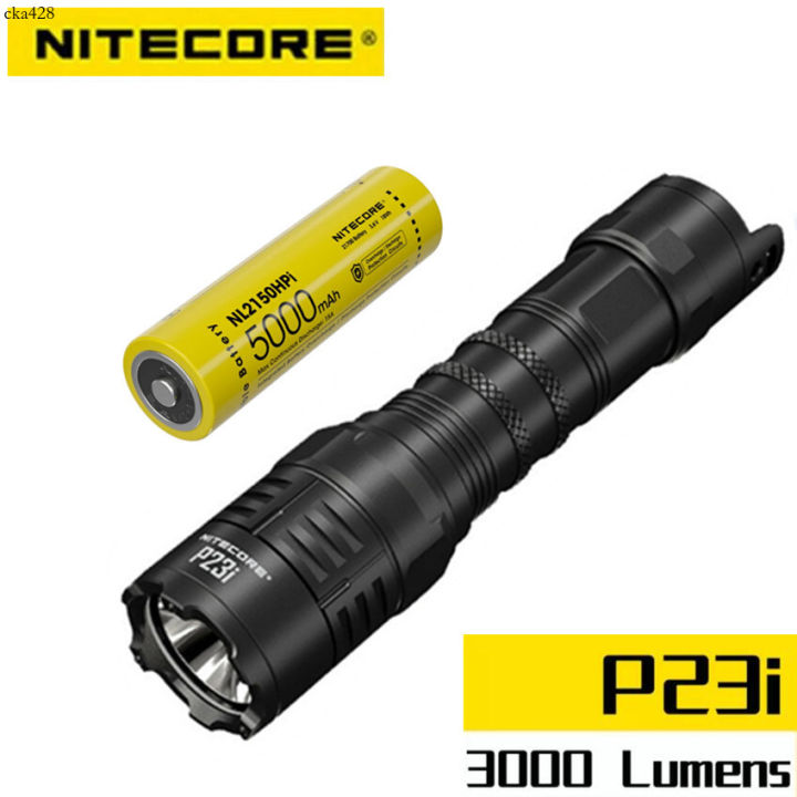 Rechargeable flashlight NITECORE P23i Flashlight LED 3000Lumens ...