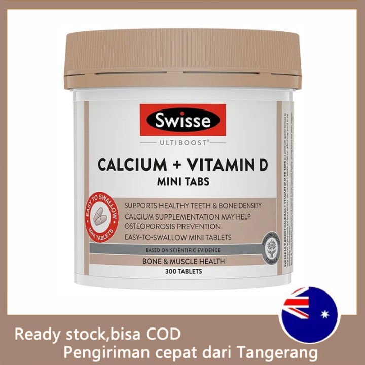 Swisse Ultiboost Calcium + Vitamin D Mini Tabs 300 Tablets | Lazada ...