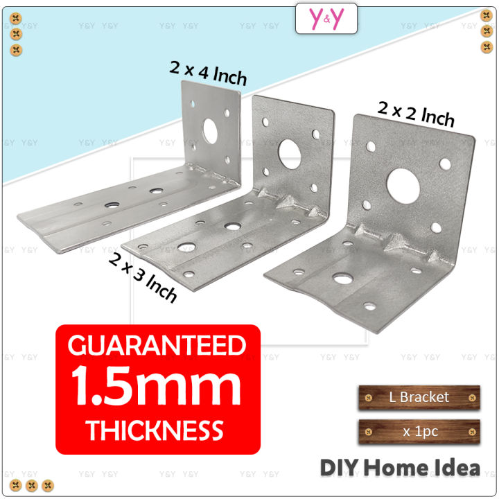 Y&Y Eco 2 / 3 / 4 Inch Roofing L Bracket / Corner Joint Brace / Besi L ...