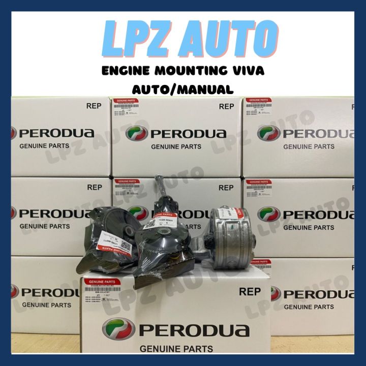 PERODUA VIVA AUTO / MANUAL ENGINE MOUNTING SET (3PCS) ORIGINAL #Perodua ...