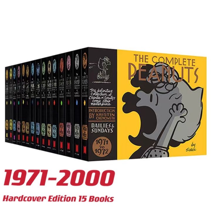 The Complete Peanuts 1971-2000 Hardcover Edition 15 books,English ...