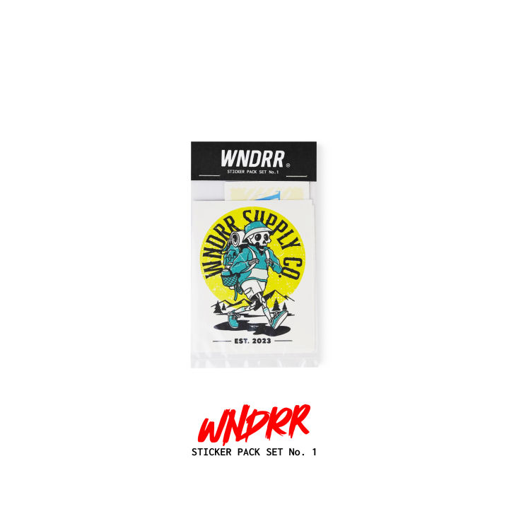 WNDRR Sticker Pack Set No.1 (5 pcs) | Lazada PH
