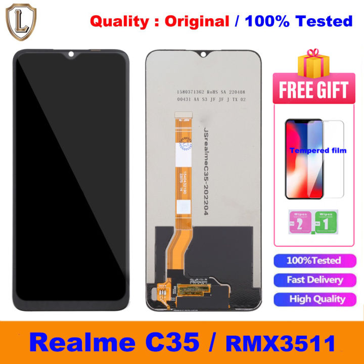 100% tested Original LCD For Realme C35 LCD RMX3511 LCD Display Touch ...