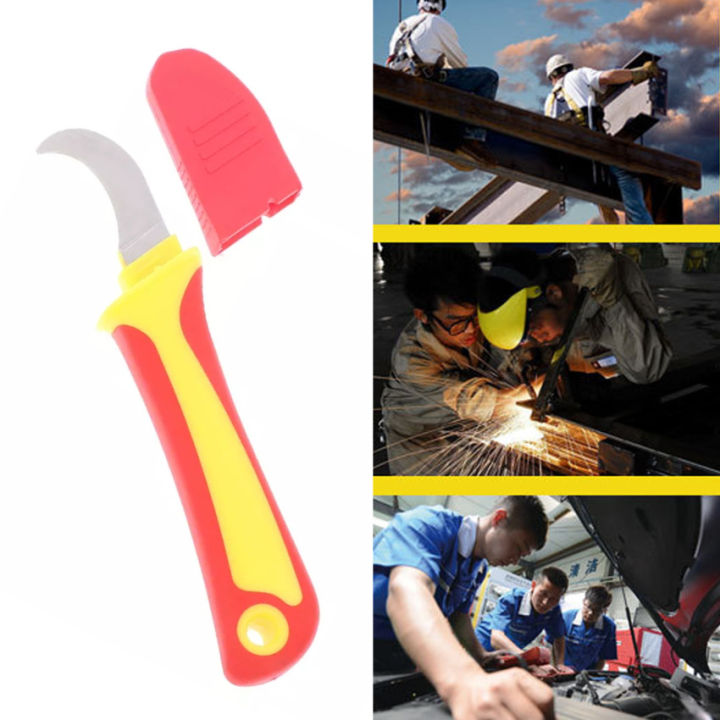 Stainless Steel Blade Insulation Handle Wire Stripping Cable Stripper ...