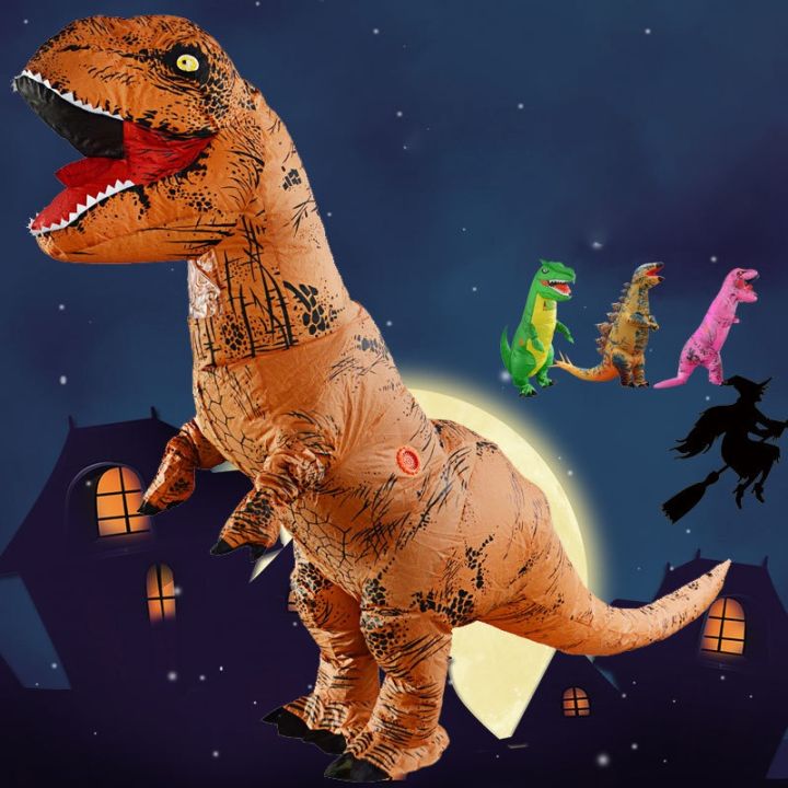 [SG STOCK] Halloween Costume Inflatable Dinosaur Costume Realistic T ...