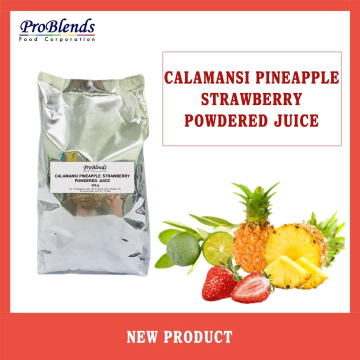 Calamansi Pineapple Strawberry Powdered Juice | 500g | 300g | Lazada PH
