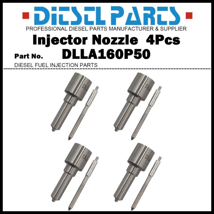 4x Diesel Fuel Injector Nozzle Tips DLLA160P50 093400-5500 for ...