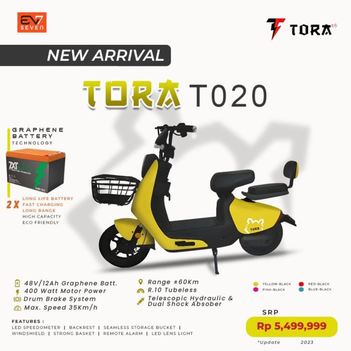 Sepeda Listrik Tora T020 New Arival Graphene Battery | Lazada Indonesia