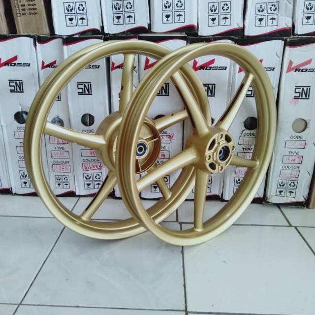 VELG RACING ORIGINAL ROSSI JUPITER Z VEGA ZR JUPITER MX OLD SEPASANG ...