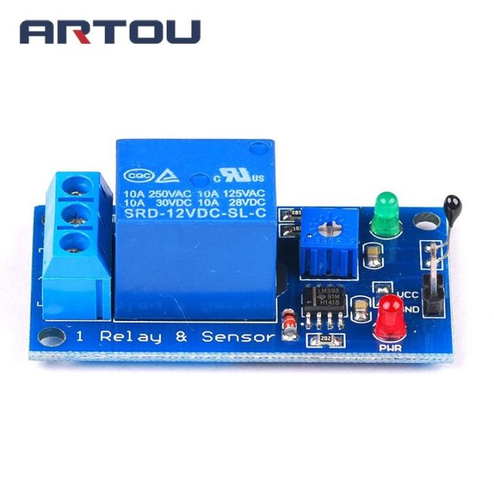【Limited edition】 Dc 5v 12v 1 Channel 1ch Thermal Sensor Module Relay ... 【Limited edition】 Dc 5v 12v 1 Channel 1ch Thermal Sensor Module Relay ...