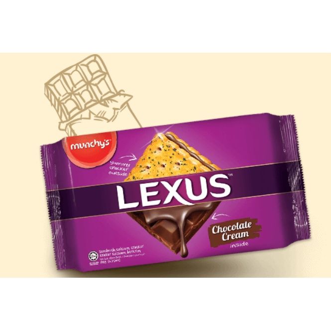MUNCHY'S LEXUS SANDWICH CRACKER 190G/200G | Lazada