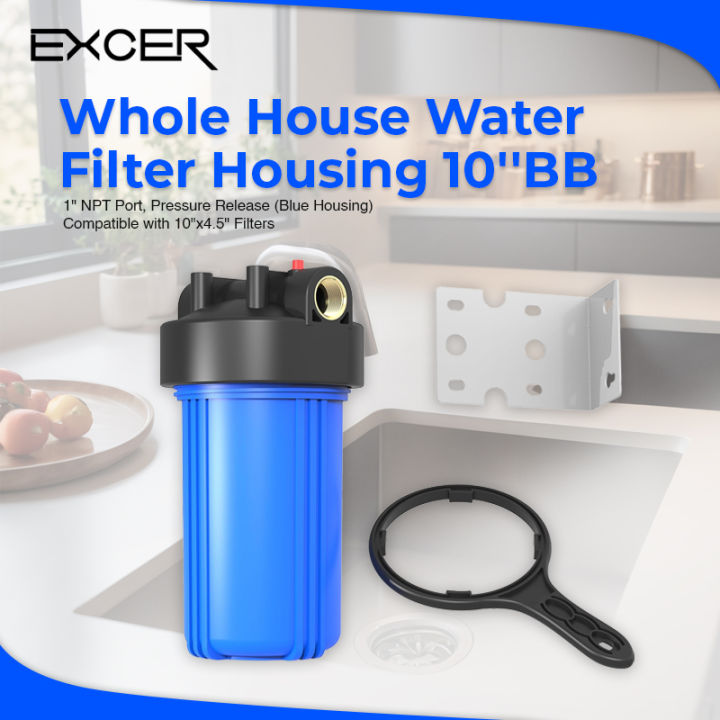 Whole House Water Filter Housing, Fit Sediment etc Filters for Well and ...