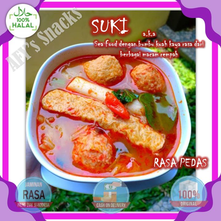Suki/ Suki Seafood/ Suki Tomyam Instan/ Suki Seafood Campur/ Suki Tomyam Instan Lengkap/ Suki ...