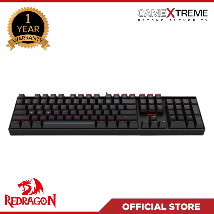 Redragon Mitra Single LED 104 Keys Mechanical Gaming Keyboard Blue Switch (K551-1) | Lazada PH