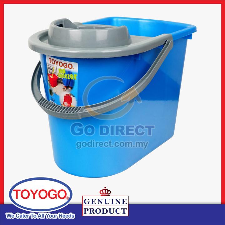 TOYOGO 30-Litres Mopping Pail with wheels Water Pail Mopping Bucket ...