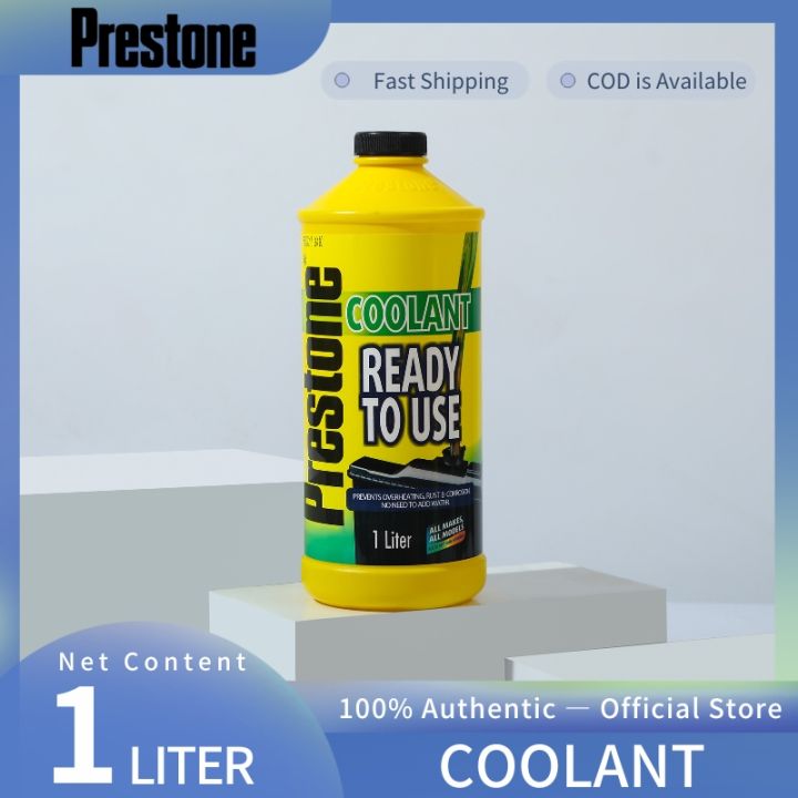 prestone coolant ready to use green Prevents overheating rust coolant ...