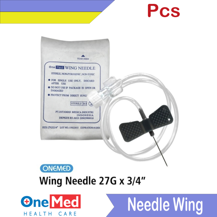 5 Pcs Wing Needle Scalp Vein 27G Onemed | Lazada Indonesia