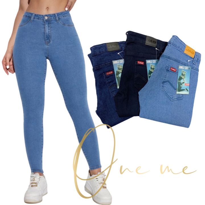 ONEME#COD 5 Colors Ladies Pants Low Waist Solid Skinny Jeans For Women ...