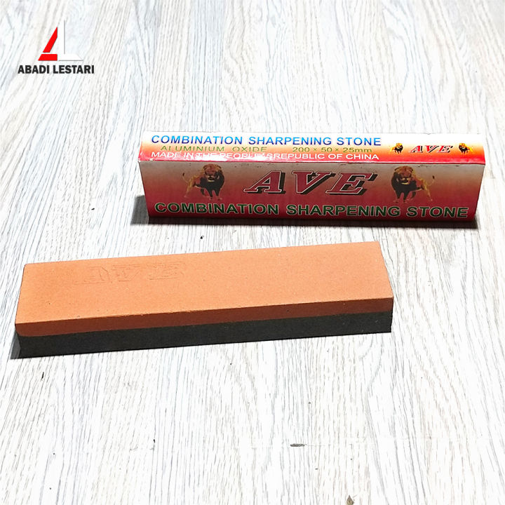 BATU ASAH ASAHAN 8 INCH 20 CM / ASAHAN PISAU GUNTING PENGASAH MEREK AVE ...