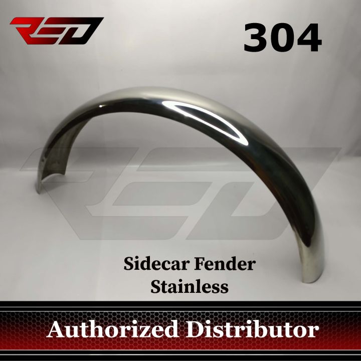STAINLESS Sidecar / Side Wheel Fender with and without Logo | Lazada PH