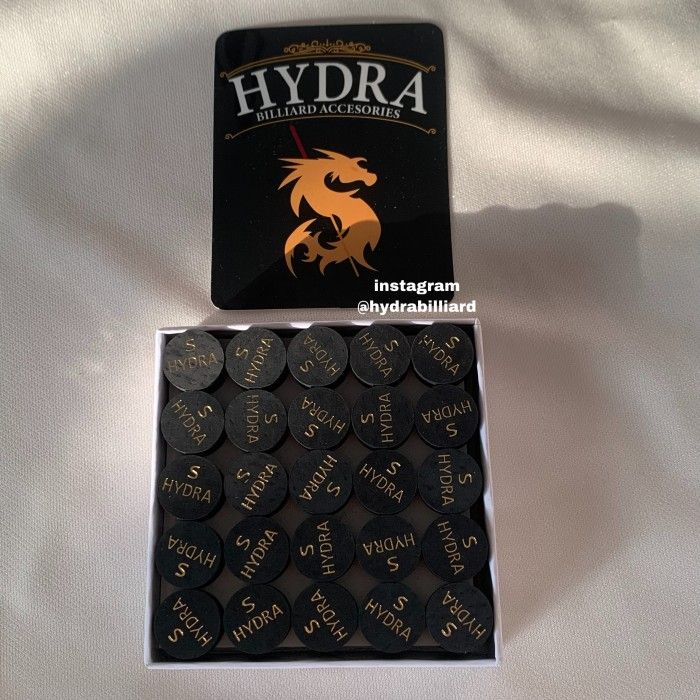 [1 PIECE] TIPS BILLIARD HYDRA PREMIUM BLACK / TIP BILLIAR - | Lazada ...