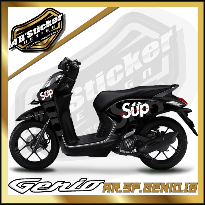 Genio Sticker Striping Genio - Stiker Motor Keren Setiker Motor GENIO ...