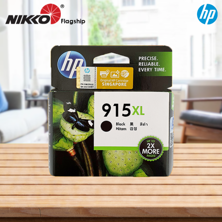 [Original] HP 915XL Black Cyan Magenta Yellow Original Ink Cartridge ...