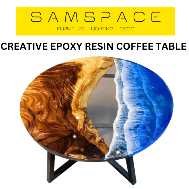Malaysia Only Local Seller Epoxy Resin Table Coffee Table Sofa Side ...