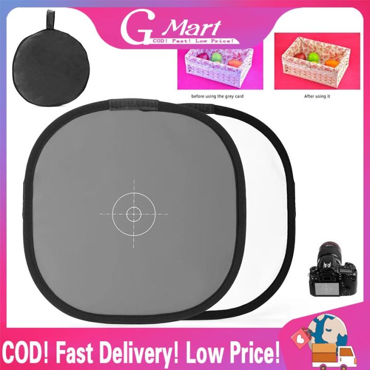 30cm 12 inch Gray and White Balance Card 18% Gray Board for Photography ...
