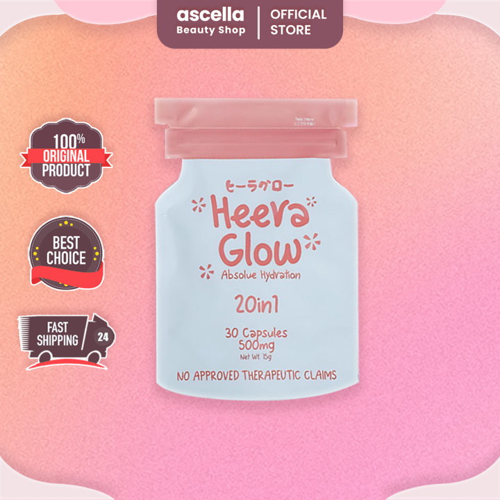 Heera Glow Absolute Hydration 20 in 1 Collagen Glutathione Whitening ...