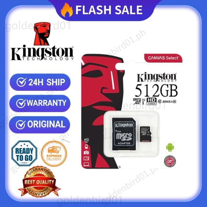 🔥COD+FREE🔥Kingston SD Card Micro Sd Card Memory Card Class 10 80MB/s ...