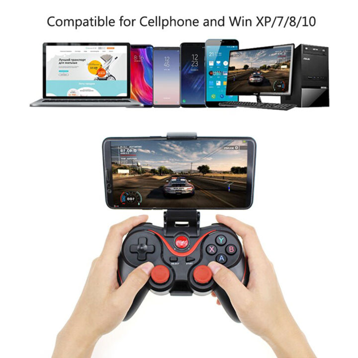 Portable GAMEPAD Stik Bluetooth X3 Wireless Controller For Handphone ...