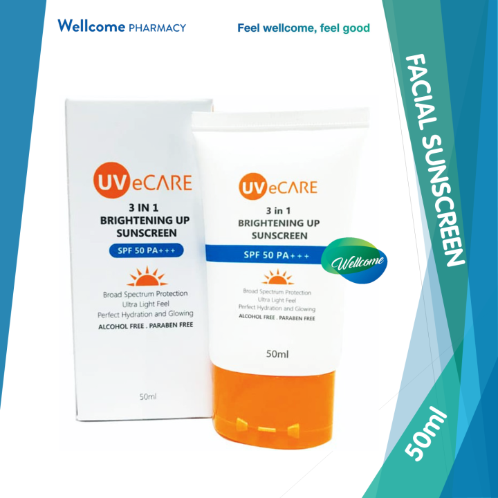 UVeCare 3-in-1 Brightening Up Sunscreen SPF50 PA+++ - 50ml | Lazada