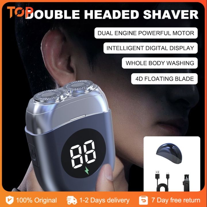 Waterproof Mini Razor Electric Portable Rechargeable Razor Travel Mini ...