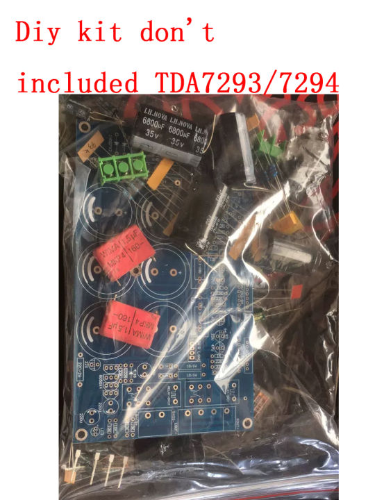 Three-channel Pure Amplifier Board TDA7293 TDA7294 Parallel Version PCB ...