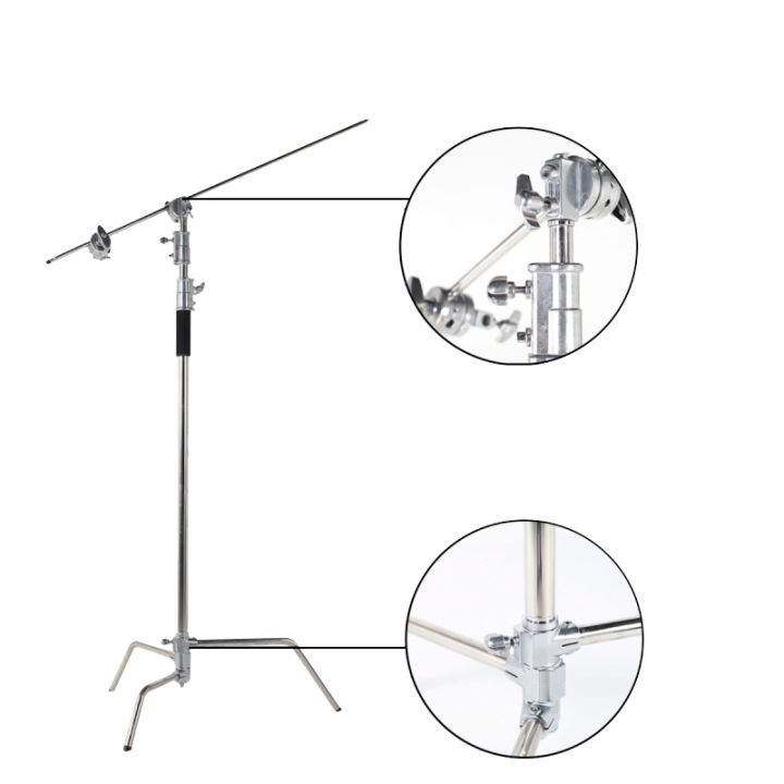 3.2M / 10.5ft Heavy Duty Studio Centry C Stand Detachable Light C-stand ...