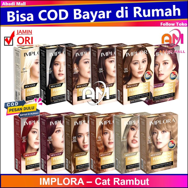 Implora New Permanent Hair Color Pewarna Rambut Yang Memiliki Warna ...