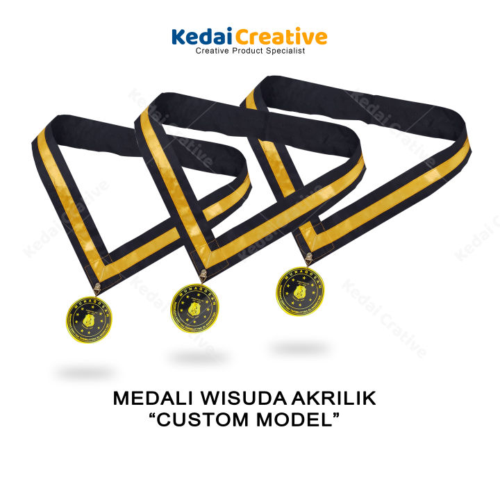 Kedai Creative Tali Medali / Kalung Wisuda / Gordon Wisuda Akrilik ...