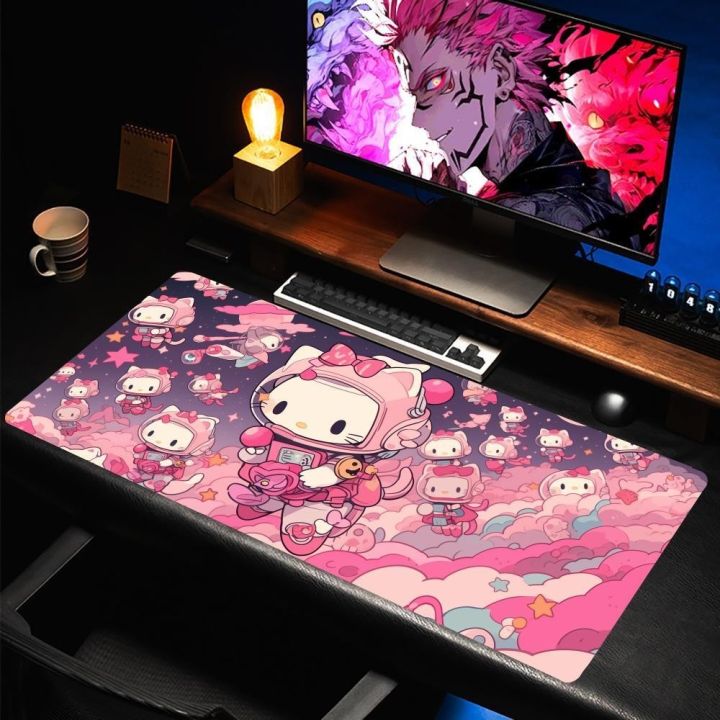 Kawaii San Liou Kitty Cat Mouse Pad Rubber Mouse Pad for Gaming Style ...